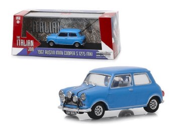 1/43 1967 MINI COOPER BLUE - Nicholas Smith Trains