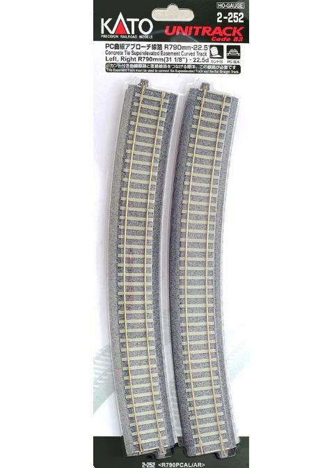 HO 31 1/8" RADIUS CURVE-4PK - Nicholas Smith Trains