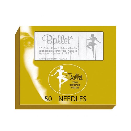 Ballet Needle F3 Gold 50 Pack of 50