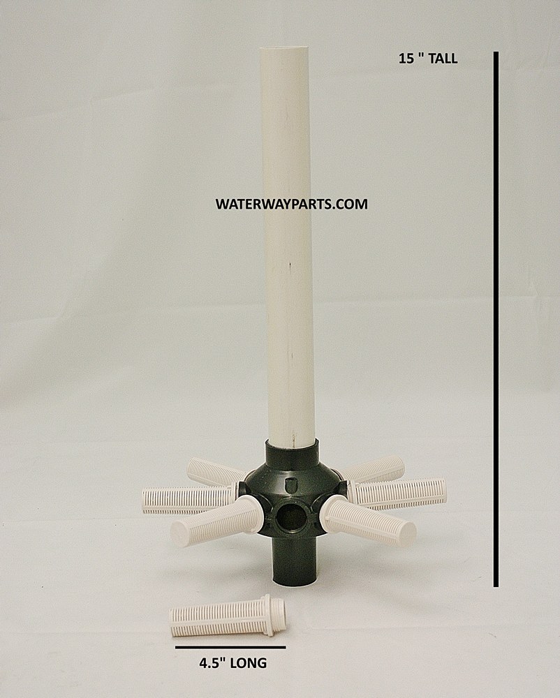WATERWAY LATERAL AND MANIFOLD ASSEMBLY 16" - Waterway Parts Pool Supplies