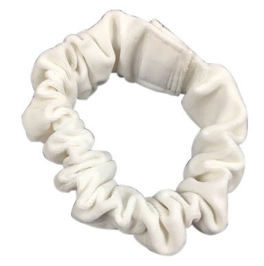 Sefer Torah Belt Velvet White Velcro Closure - The Judaica Place
