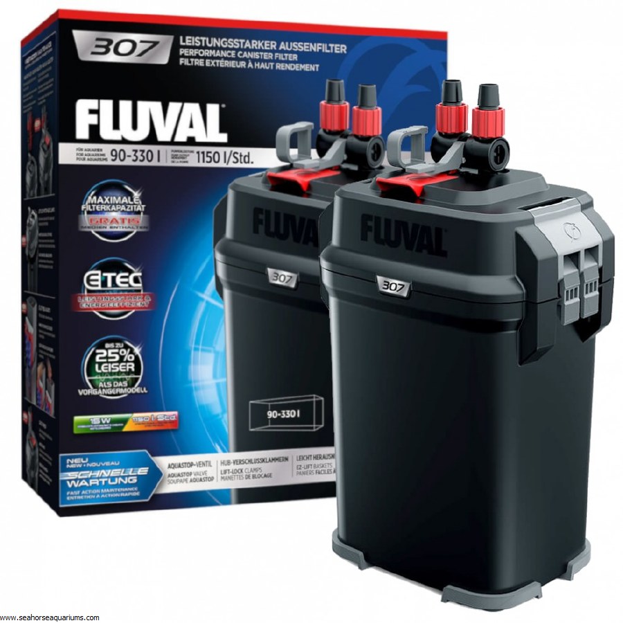 Fluval 307 External Filter - Seahorse Aquariums Ltd