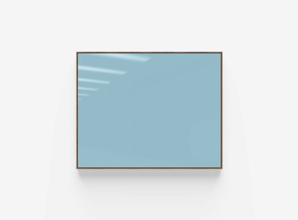 'Area' Oak Framed Glass Board - Boards Direct