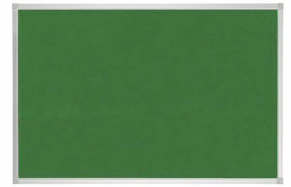 Boards Direct Felt Noticeboard Aluminium Frame 1200 x 900mm GREEN ...