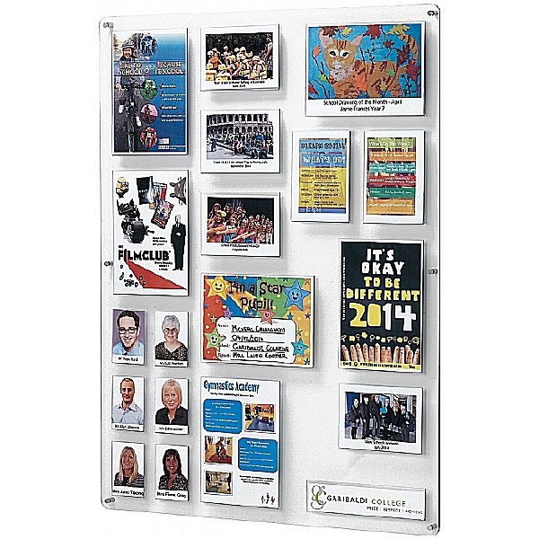 Crystal Wall School Achievements Board - Boards Direct