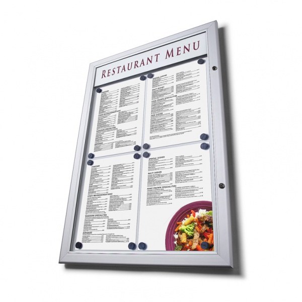 Outdoor Lockable Menu Case - Boards Direct
