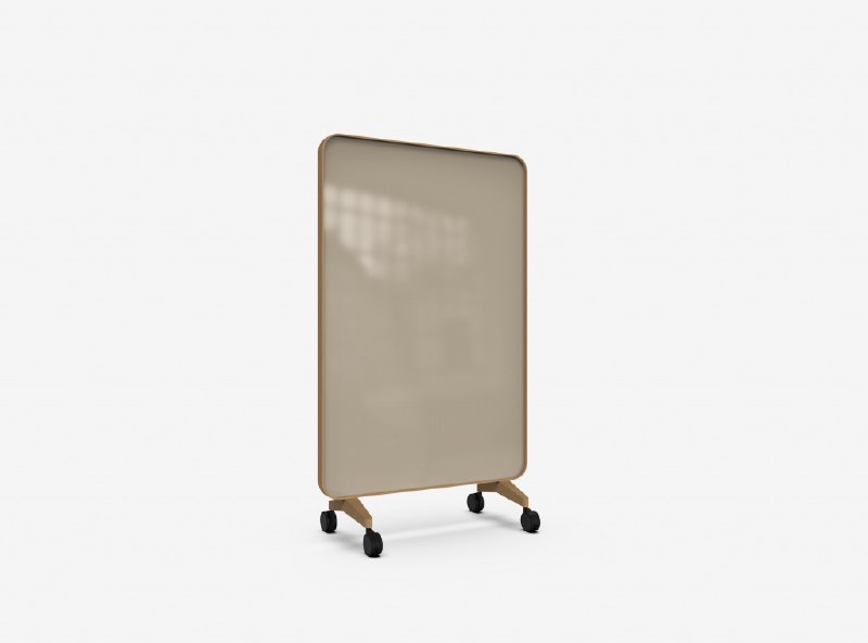 Frame Mobile Glass Writing Board - Boards Direct