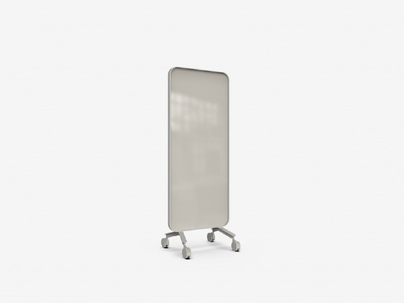 Frame Mobile Glass Writing Board - Boards Direct
