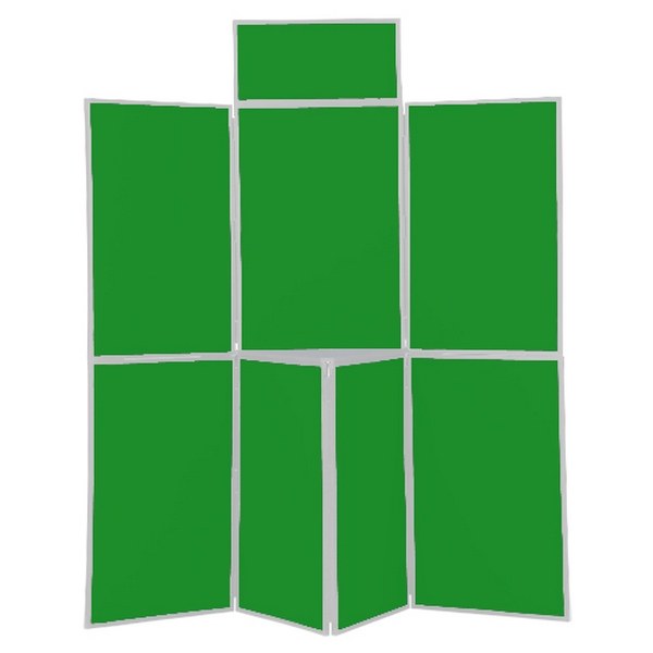 7 Panel Folding Display Stand - Boards Direct