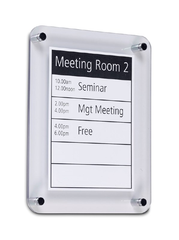 Crystal Wall Notice Frame - Boards Direct