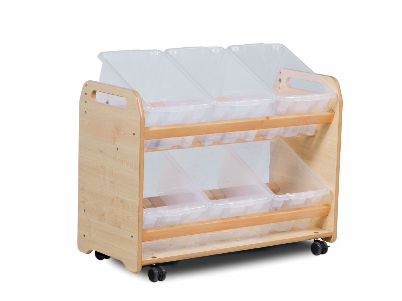 Tilt Tote Storage Trolley - Boards Direct