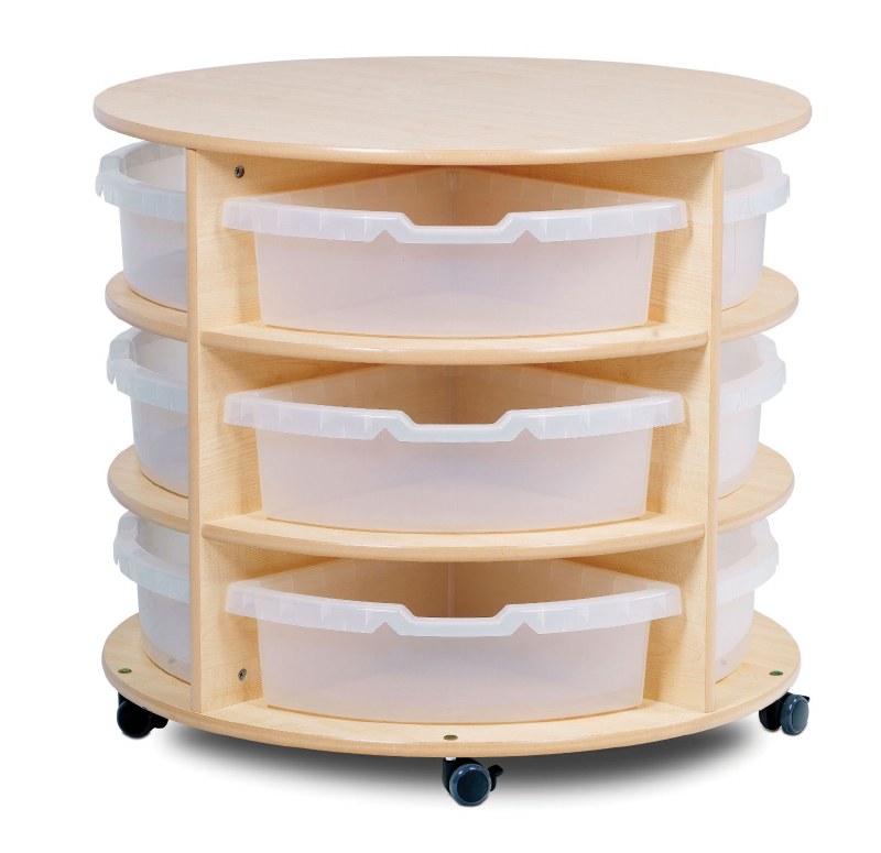 High Circular Storage Unit - Boards Direct