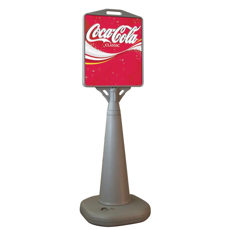 Pyramid Sign with Water Base - Boards Direct