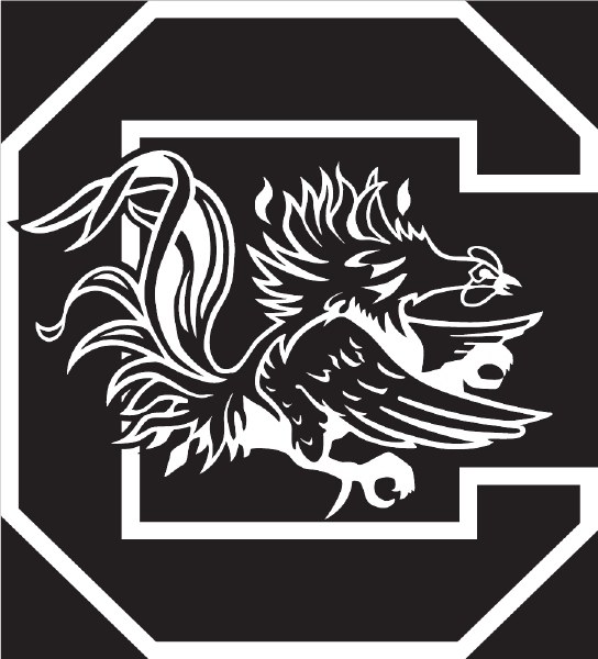 South Carolina Gamecocks 12" Vinyl Decal - Upstate Tailgate, Inc.