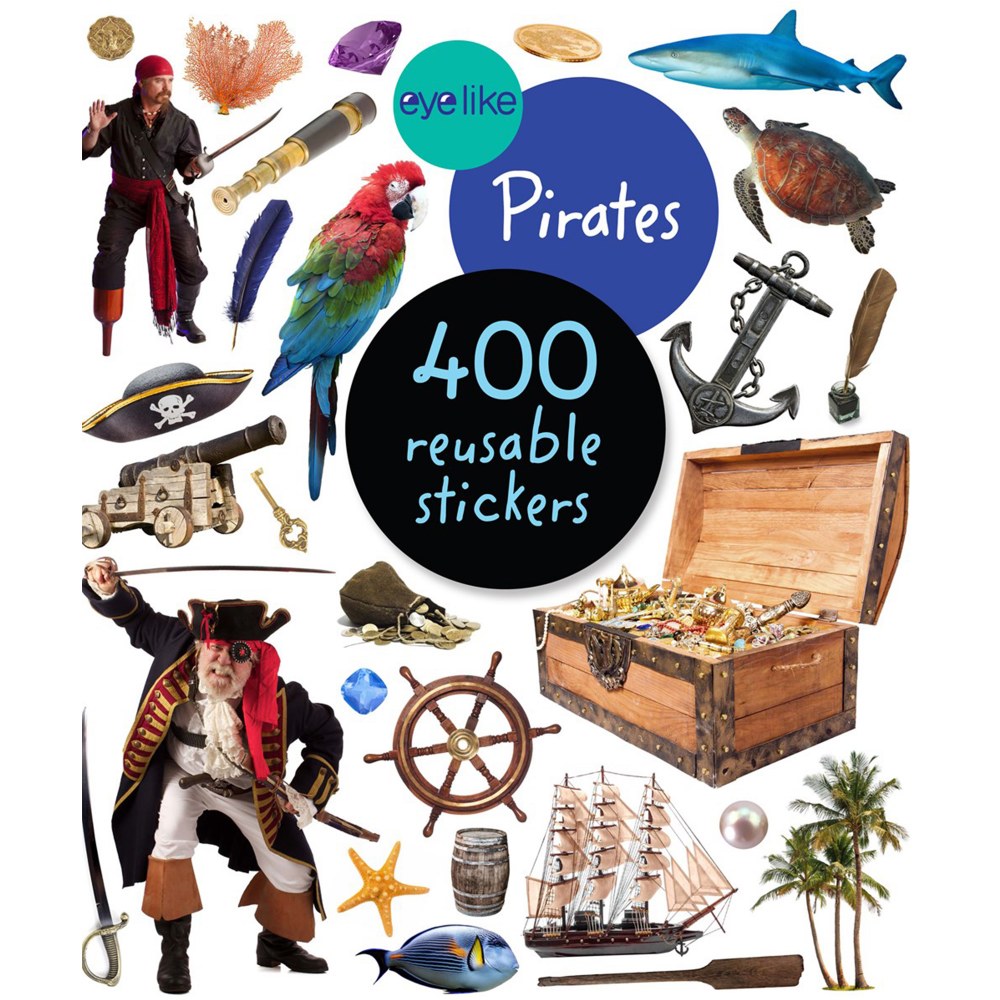 Pirates Re-usable Stickers - Winnie's Craft Cafe