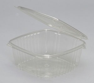 64 OZ Clear Hinged Container - Cake Art
