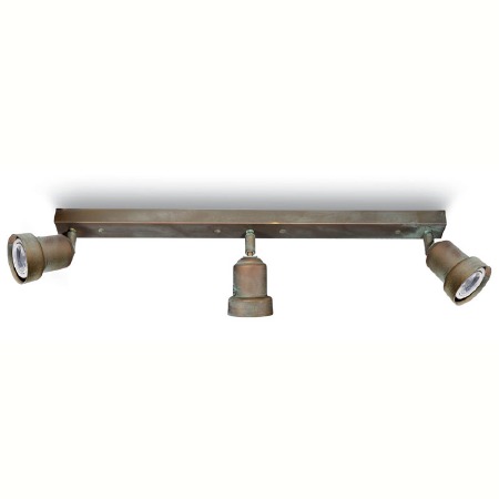 Silene Triple Spot Light Aged Copper - Broughtons Lighting & Ironmongery