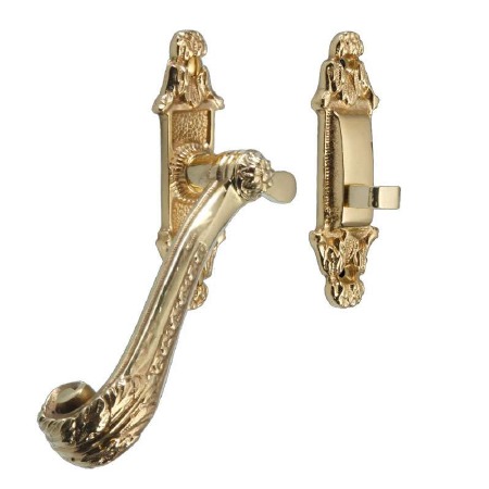 Brassart Adam Casement Fastener Wedge Plate Polished Brass Lacquered ...