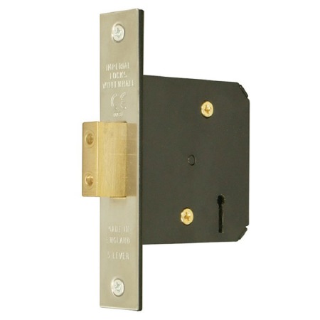 5 Lever Mortice Deadlock G5004 3" Satin Stainless Steel - Broughtons ...