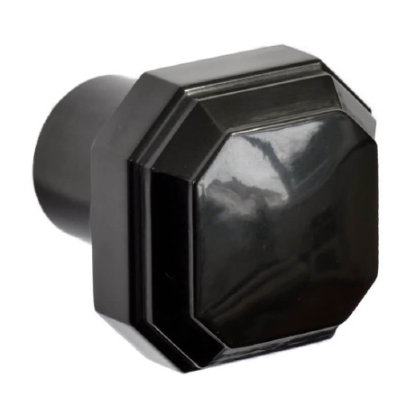 Brolux Bakelite 7150 Door Knob Black - Broughtons Lighting & Ironmongery