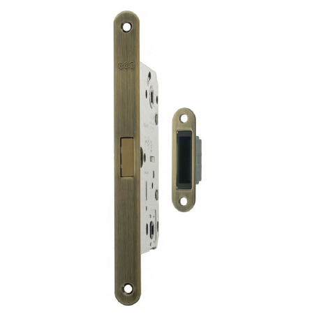 AGB Polaris Magnetic Bathroom Lock 50mm Backset Antique Brass ...