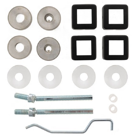 Mitred Handles Back-to-Back Fixings Matt Black - Broughtons Lighting ...