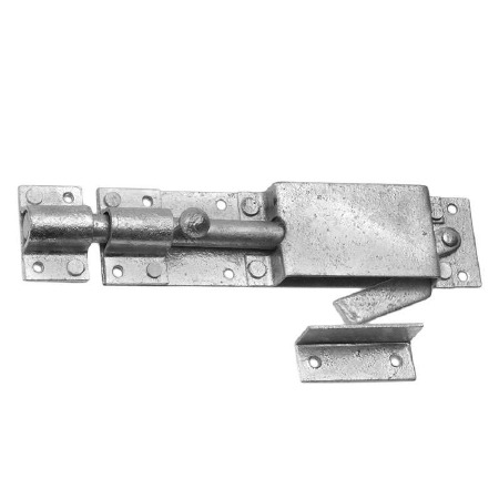 Auto Lock Pig Bolt 8" Galvanised Steel - Broughtons Lighting & Ironmongery
