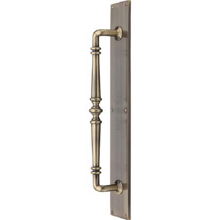 Heritage Avon Pull Handle On Backplate V1165 Antique Brass - Broughtons ...