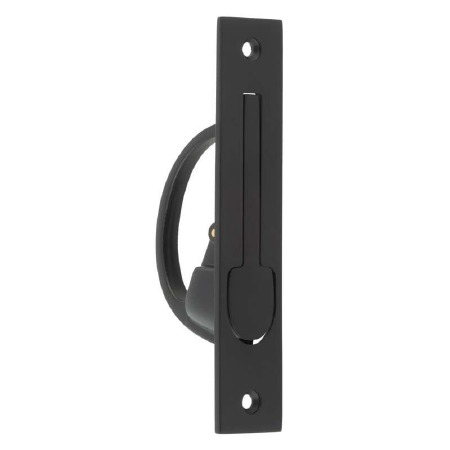 Burlington Pocket Door Edge Pull Black - Broughtons Lighting & Ironmongery