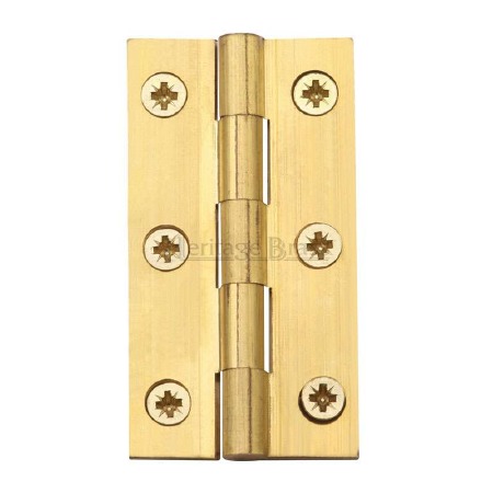 Heritage Cabinet Hinge HG99-120 2.5" Natural Brass - Broughtons ...