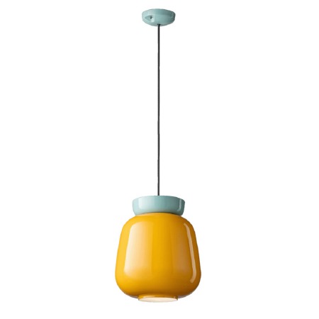 Ferroluce Corcovado Ceiling Light C2740 Azzuro & Giallo - Broughtons ...