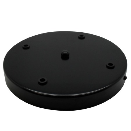 Ceiling Rose 4 Outlets XL Black - Broughtons Lighting & Ironmongery