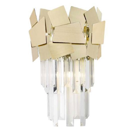 Celine Crystal Wall Light Gold - Broughtons Lighting & Ironmongery