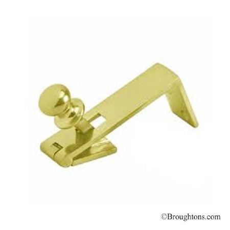 Counter Flap Catch 0600 36x92mm Polished Brass Unlacquered - Broughtons ...