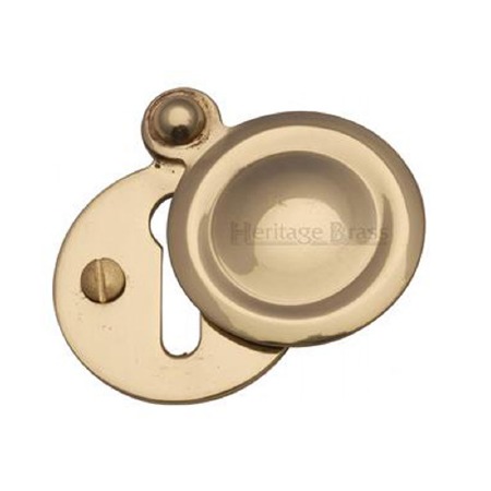 Heritage V1020 Covered Escutcheon Polished Brass Lacquered - Broughtons ...