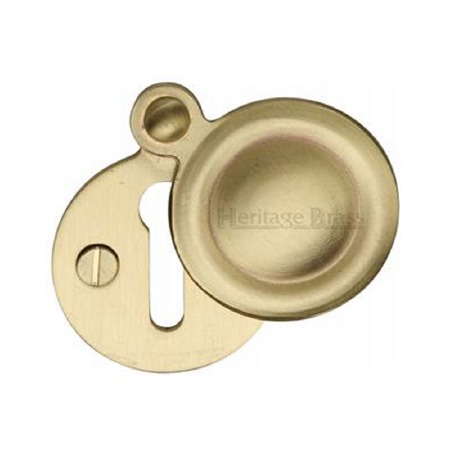 Heritage V1020 Covered Escutcheon Satin Brass - Broughtons Lighting ...