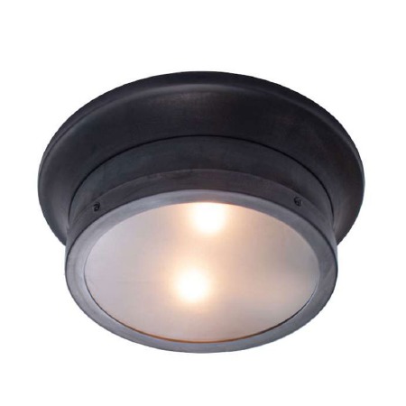 Deco Small Round Bulkhead Light IP44 Antique Brass - Broughtons ...