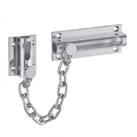Heavy Duty Door Chain Polished Chrome - Broughtons Lighting & Ironmongery