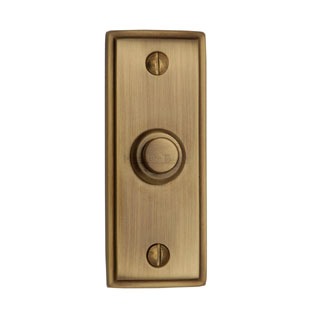 Heritage V1180 Edwardian Bell Push Antique Brass Lacquered - Broughtons ...