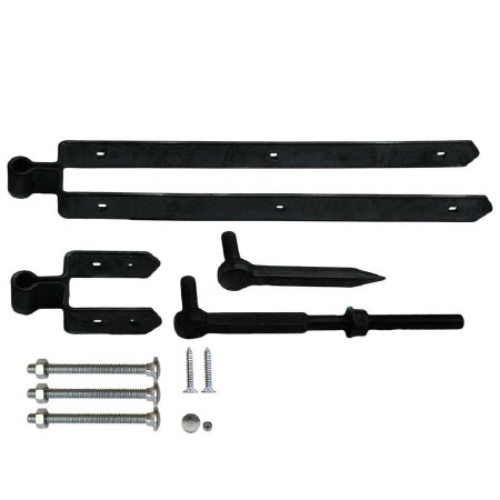 Field Gate Hook to Drive & Bolt Set 18" Black Steel - Broughtons ...