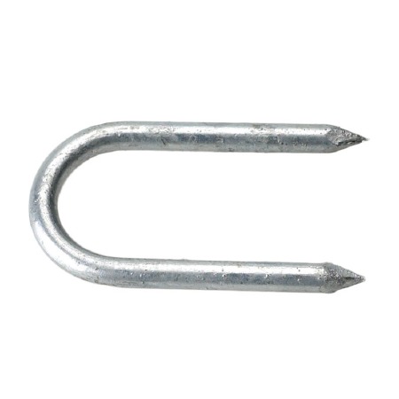Gate Staple 4" Galvanised Steel - Broughtons Lighting & Ironmongery
