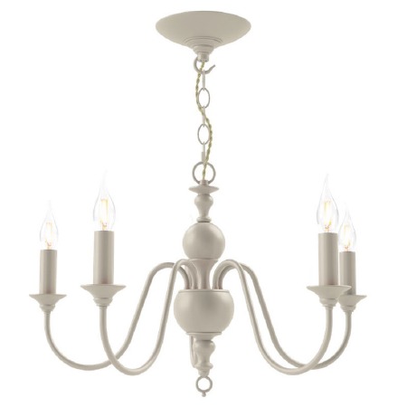 David Hunt Flemish 5 Light Chandelier Bespoke Paint - Broughtons ...