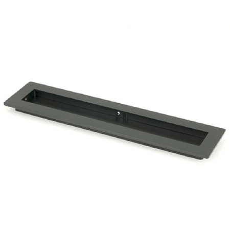 From The Anvil Flush Rectangular Pull Plain 250mm Matt Black ...