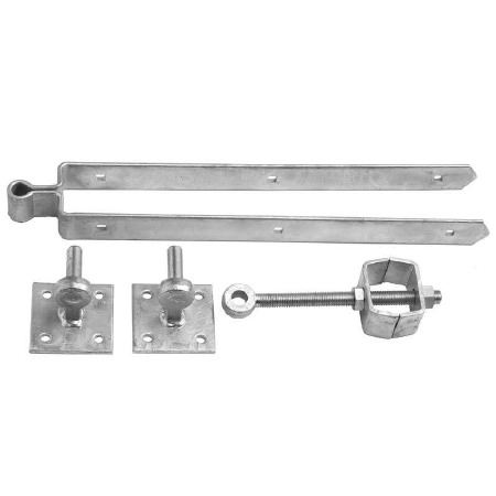 Field Gate Hangers & Adjustable Bottom Set 12" Galvanised Steel ...