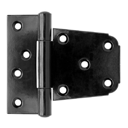 Heavy Duty Offset Hinges Black Steel - Broughtons Lighting & Ironmongery