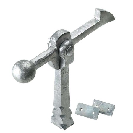 Heavy Duty Cast Gravity Catch Galvanised Steel - Broughtons Lighting ...
