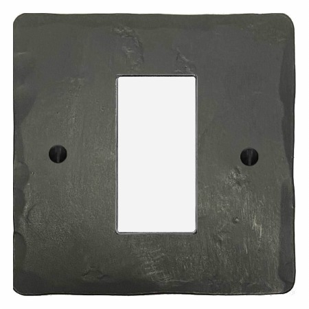 Hand Forged Plate for Modular Electrical Components 50x25mm Hand Forged ...