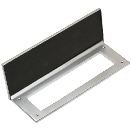 Internal Letter Plate/Tidy 10" Satin Chrome - Broughtons Lighting ...