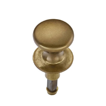 Shutter Knob Aged Brass - Broughtons Lighting & Ironmongery