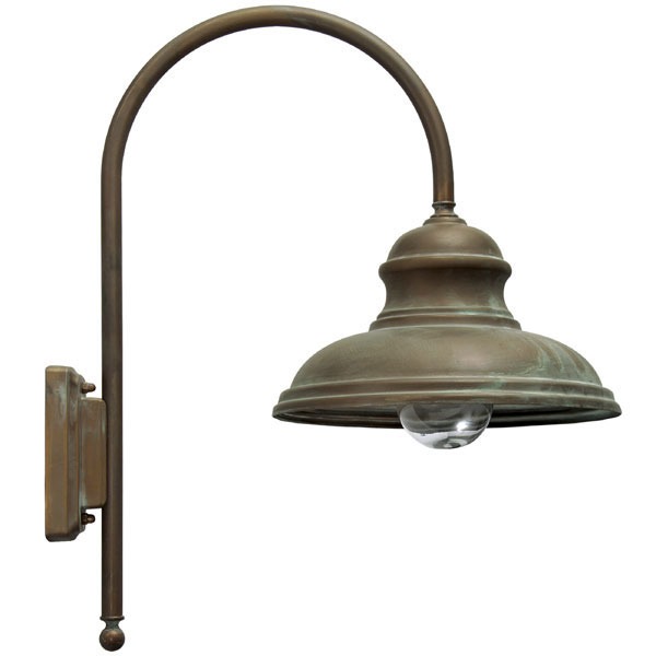 Mill Outdoor Wall Light 1734 Aged Copper Clear Glass - Broughtons ...